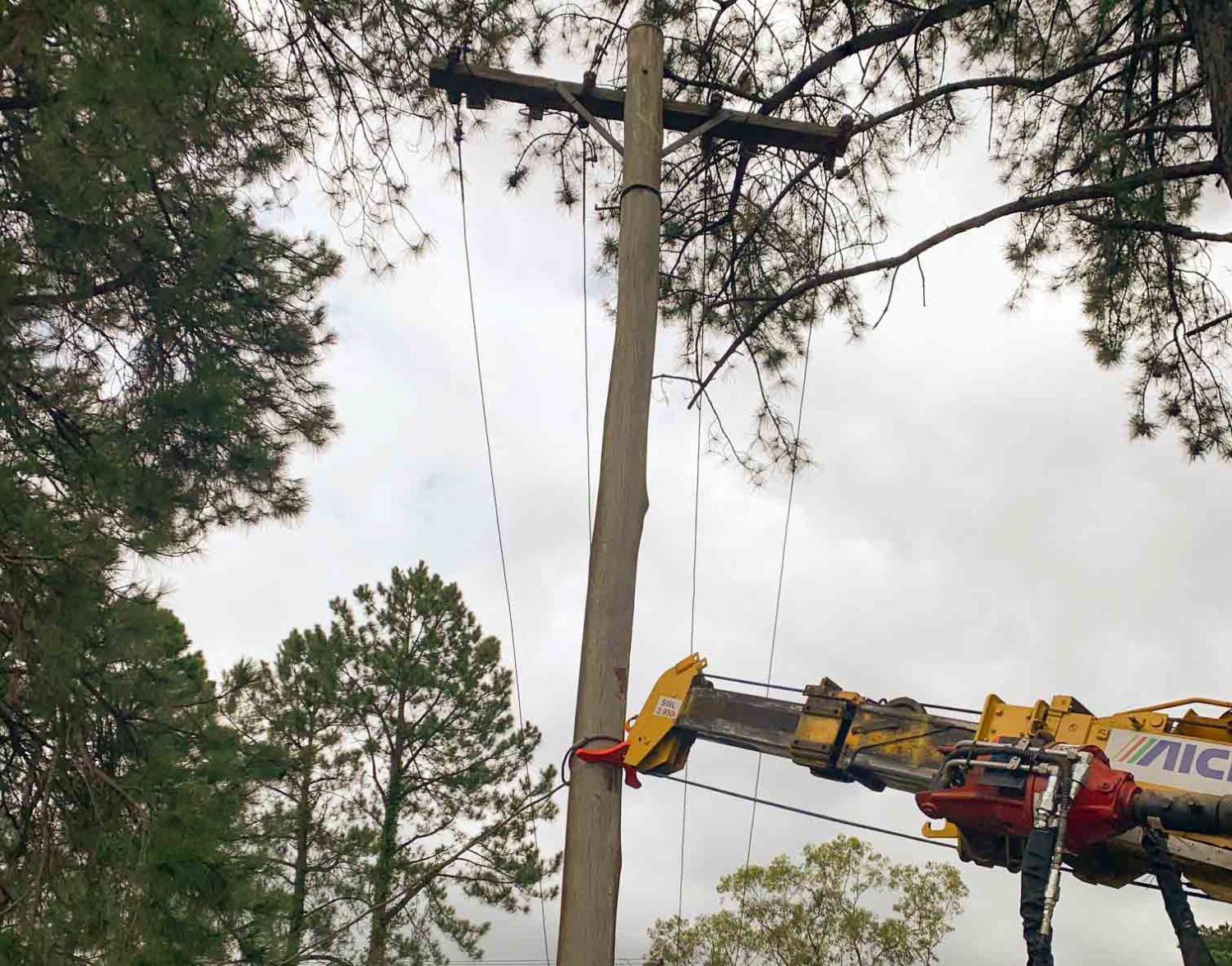 Power Pole Straightening | OHMS Electrical Poles